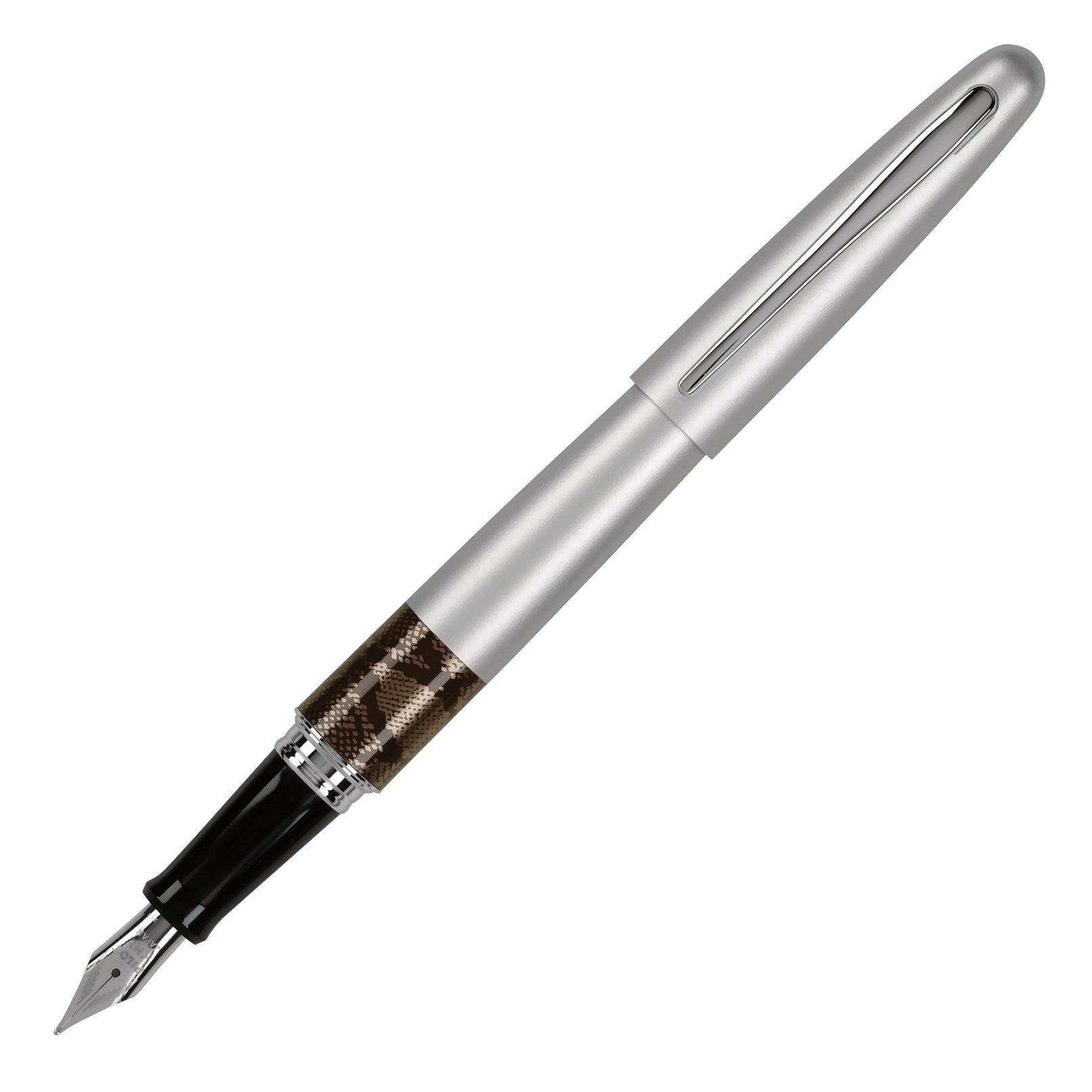 Pilot MR Metropolitan Fountain Pen, Matte Silver Python - Pen Savings